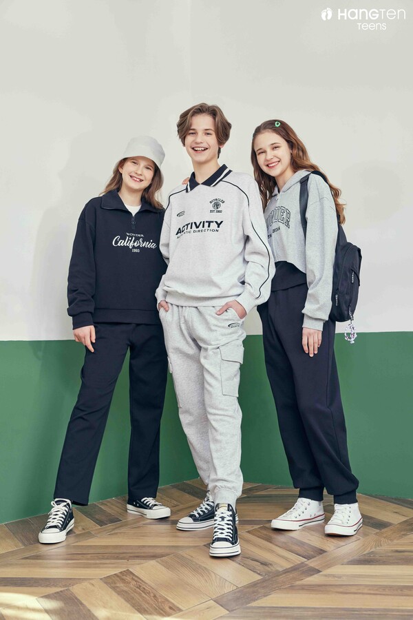 HANGTEN TEENS (행텐 틴즈) 아메리칸 캐주얼 무드의 신학기 봄신상 24SS 캠페인 공개