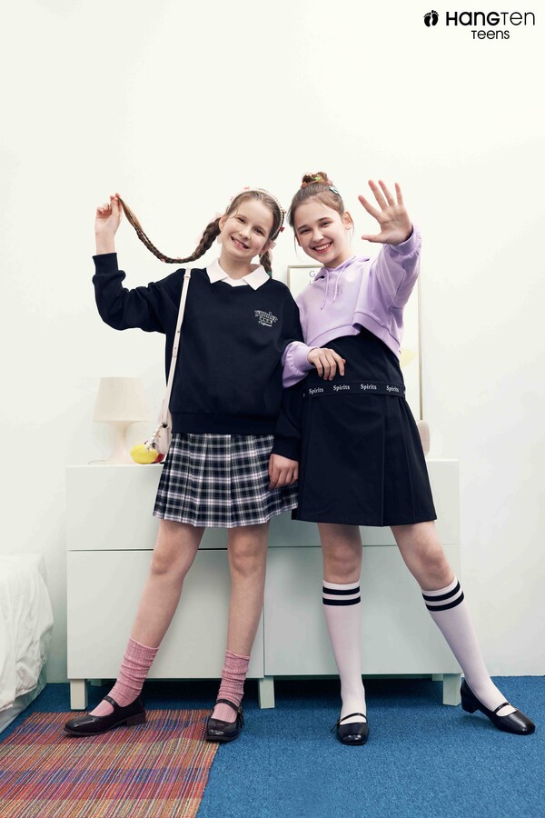 HANGTEN TEENS (행텐 틴즈) 아메리칸 캐주얼 무드의 신학기 봄신상 24SS 캠페인 공개