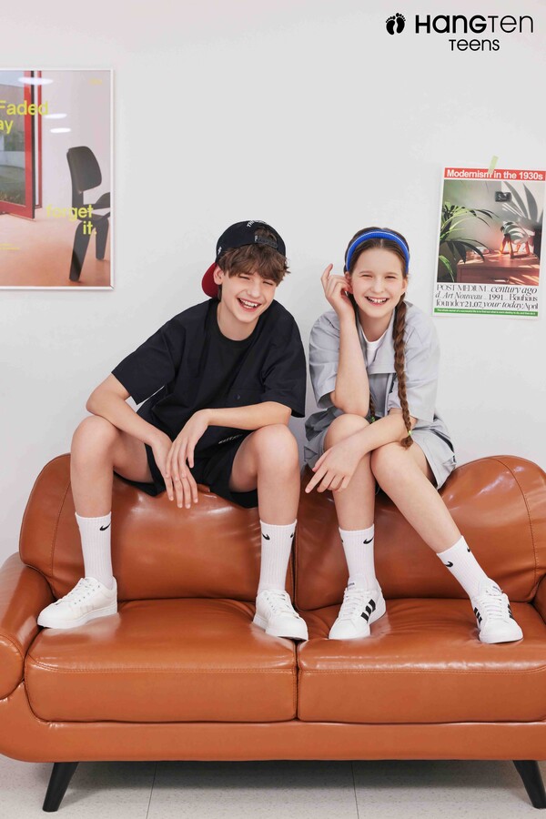 HANGTEN TEENS(행텐 틴즈) 아노락&카고 및 트렌디 걸스 룩 여름 컬렉션 공개