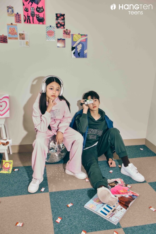 HANGTEN TEENS(행텐 틴즈) ‘리틀제니 초하’와 함께하는 24FW 캠페인 공개